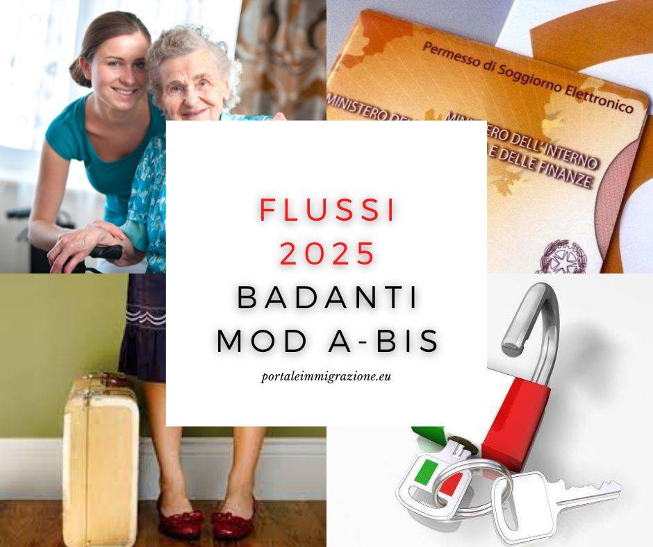 Modello A-bis flussi 2025 grandi Anziani e Disabili – portale immigrazione